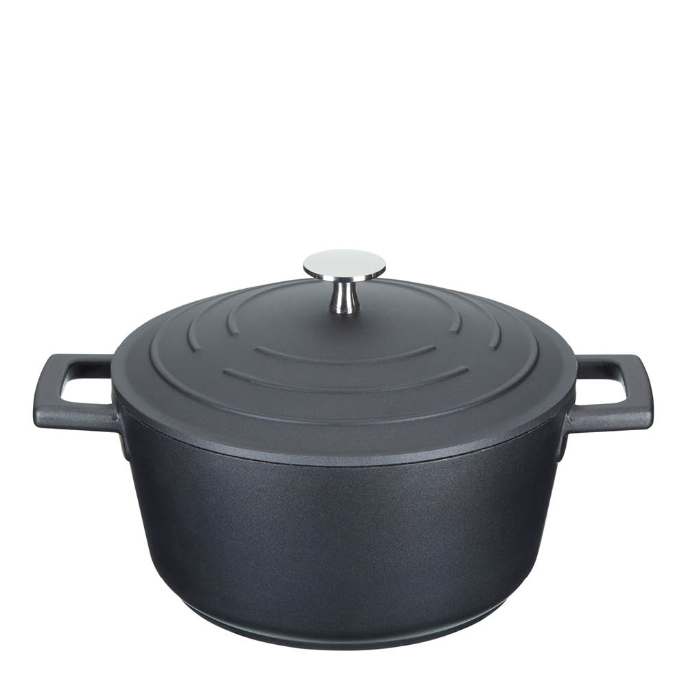 MasterClass Cast Aluminium Pata 2,5 L Musta - Cervera