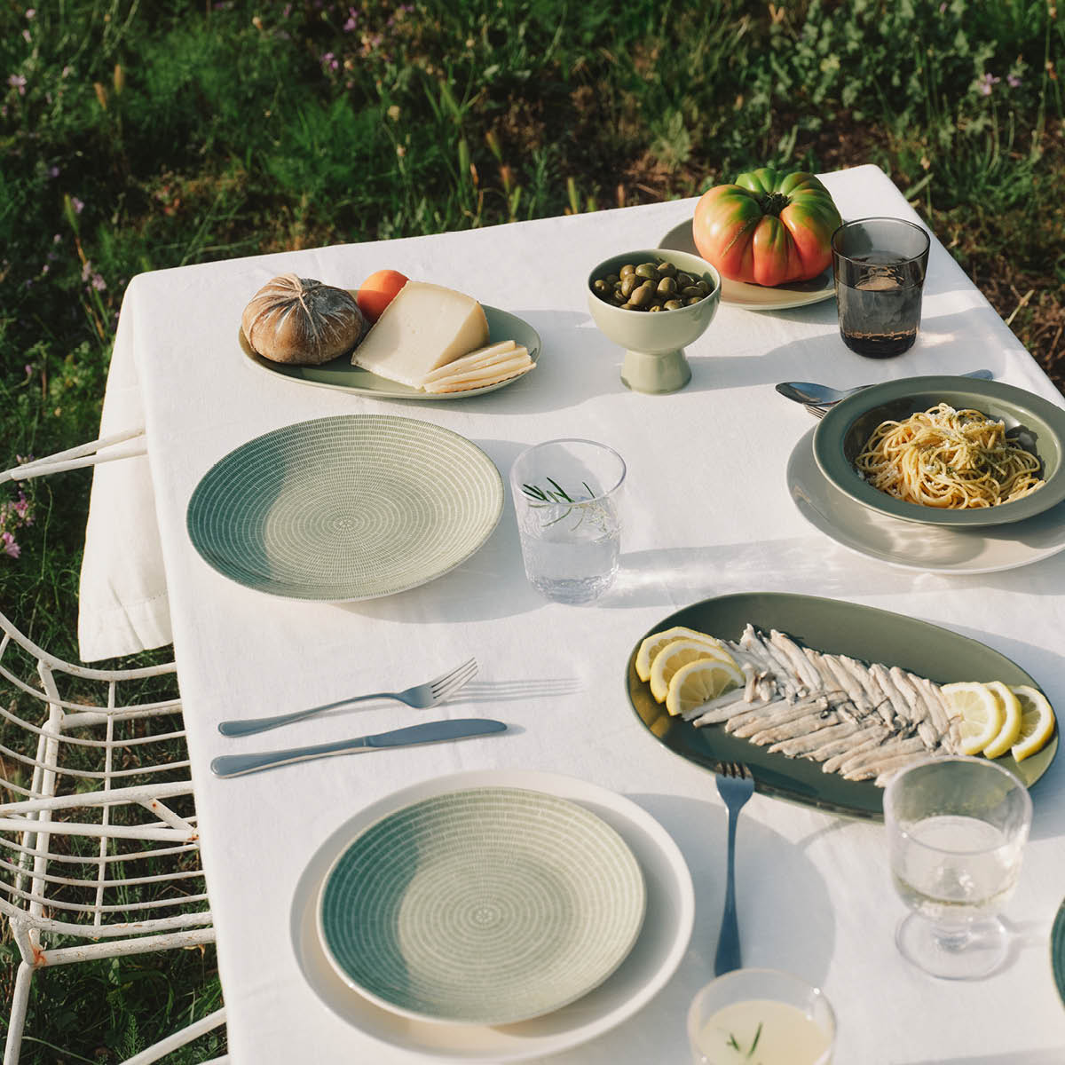 Arabia 24h tallerken 26 cm Avec grønn - Cervera