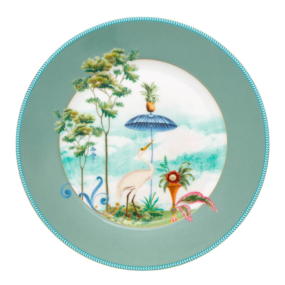 Pip Studio Jolie tallrik 21 cm ljusblå - Cervera