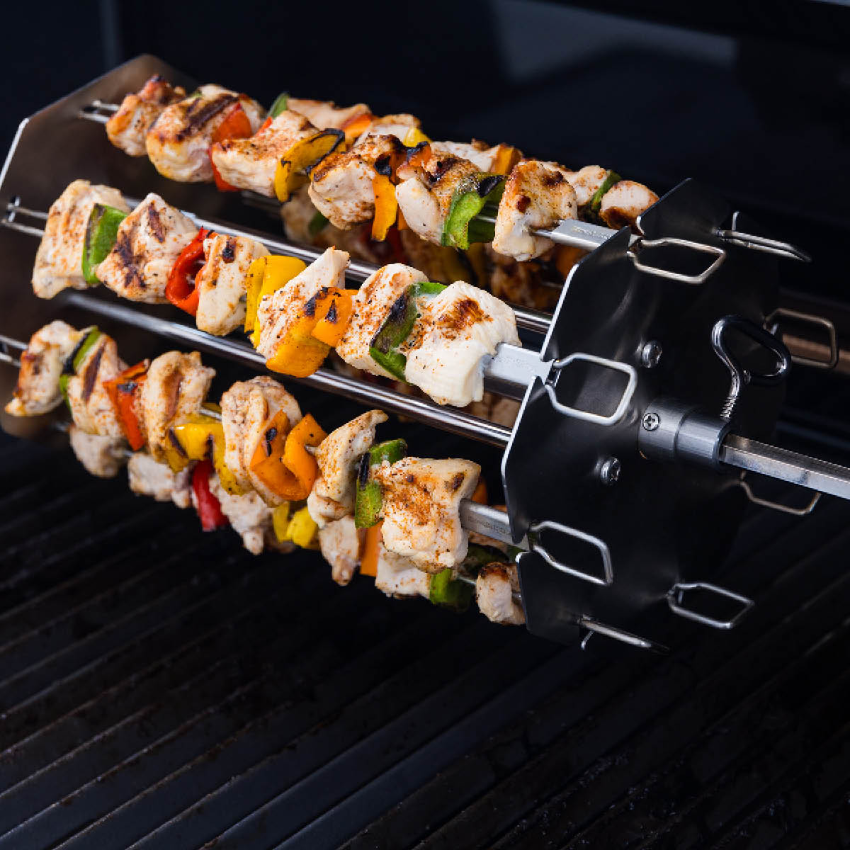 Broil King Grillspydholder rotisseri 31x18 cm rustfritt stål - Cervera