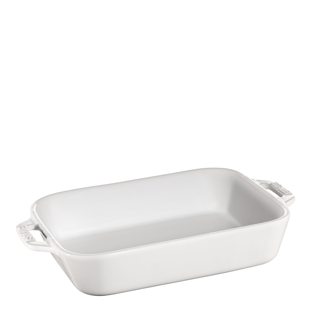 Staub Ugnsform 20x16 cm Vit - Cervera