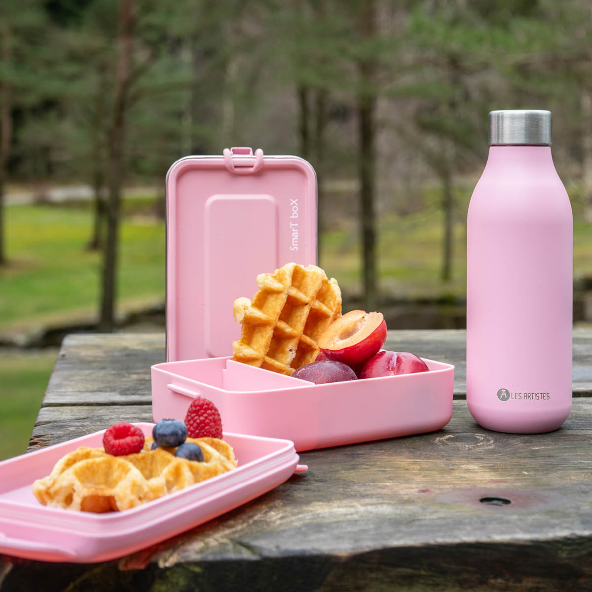 Modern House Smart box lunchlåda 0,9 L ljusrosa - Cervera