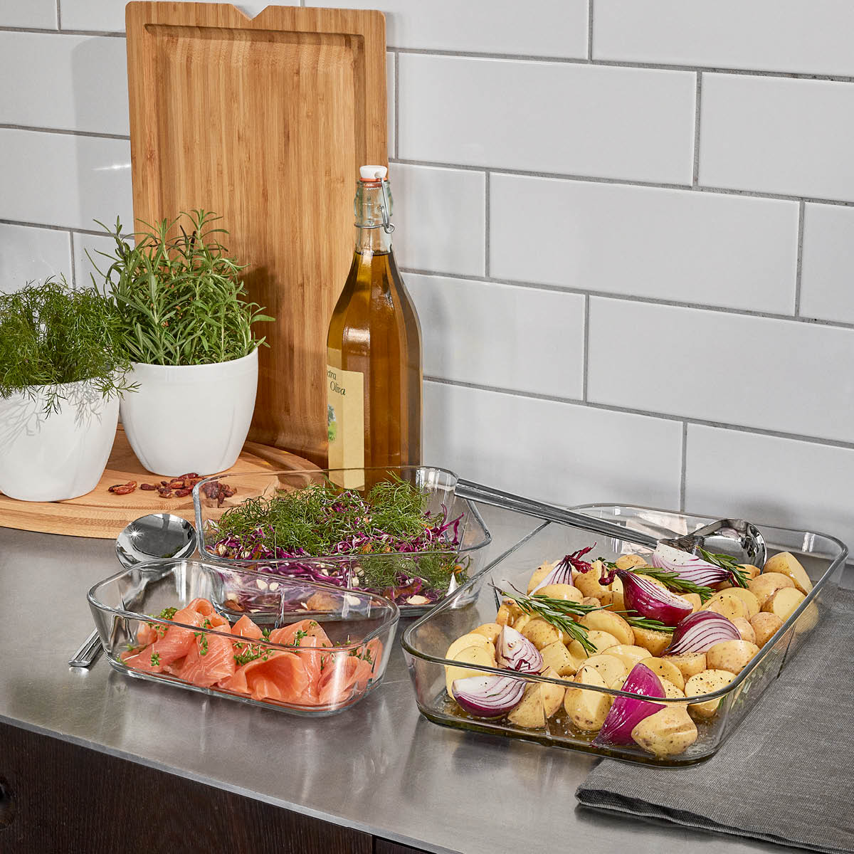 Rosendahl Grand Cru Uunivuokasetti 3 osaa Lasi - Cervera