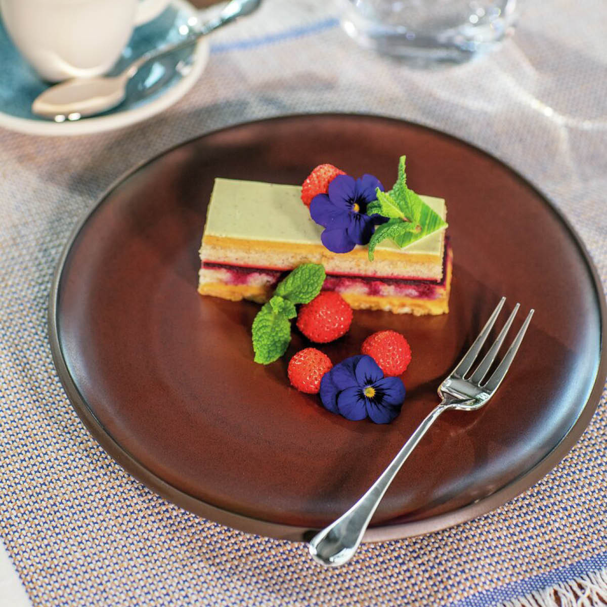 Sambonet Bloom tårtgaffel 6-pack stål - Cervera