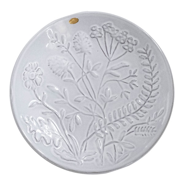 Nittsjö Flora assiett 19 cm vit - Cervera