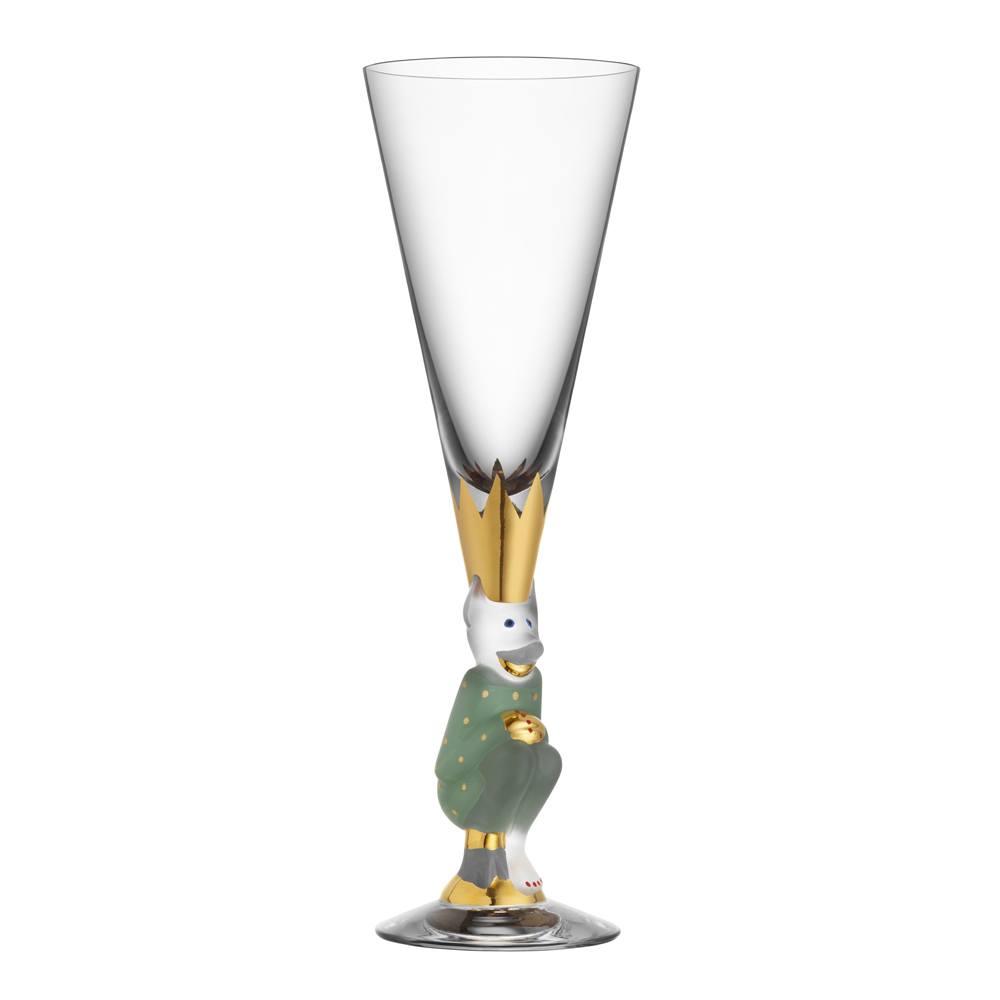Orrefors The Sparkling Devil Champagneglas 19 cl Grön - Cervera